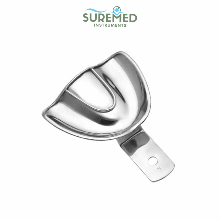 2 Large Impression Tray, Full Denture, Upper, Solid