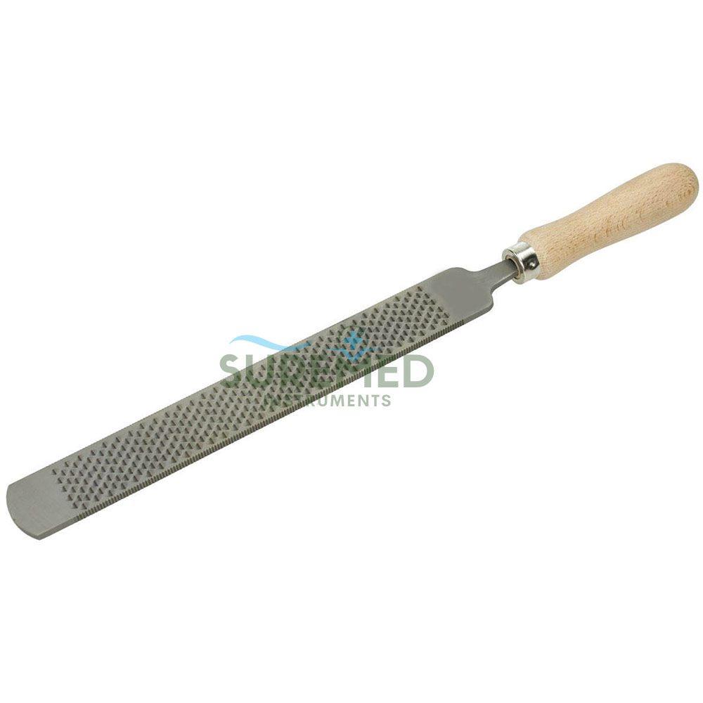Wooden Handle Horse Hoof Rasp - SureMed Instruments